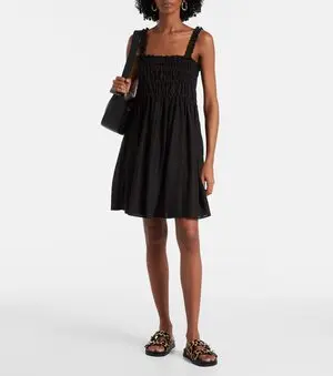 Tory Burch Turnlock Leopard-print Calf Hair Slides - Black