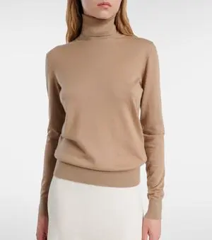 Ralph Lauren Cashmere Turtleneck Sweater - Beige
