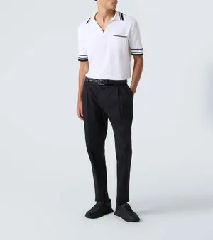 Dolce & Gabbana Straight Leg Cotton Trousers