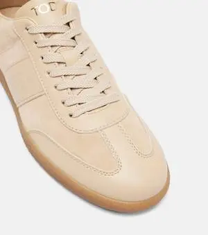 TOD'S Leather-trimmed Suede Sneakers