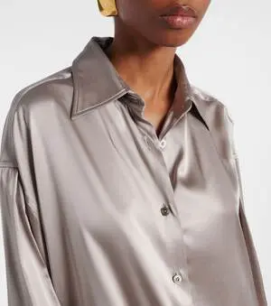 TOM FORD Silk-blend Satin Shirt