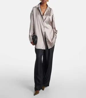 TOM FORD Silk-blend Satin Shirt