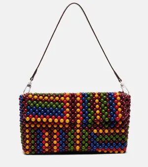 Staud Timmy Small Beaded Shoulder Bag