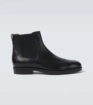 TOD'S Leather Chelsea Boots - Black
