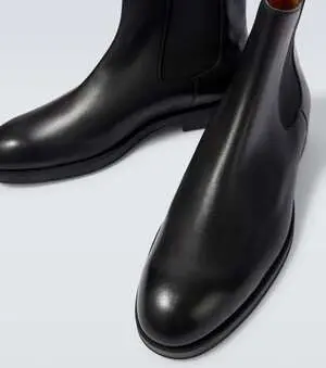 TOD'S Leather Chelsea Boots - Black