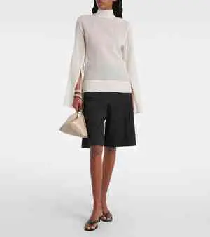 TOTEME Scoop Leather Shoulder Bag