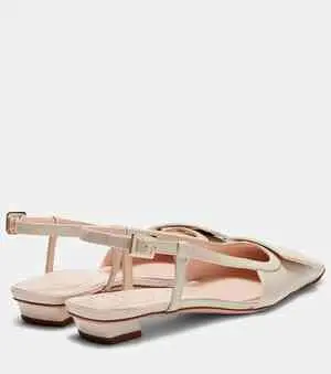 ROGER VIVIER Belle Vivier 25 Leather Ballet Flats