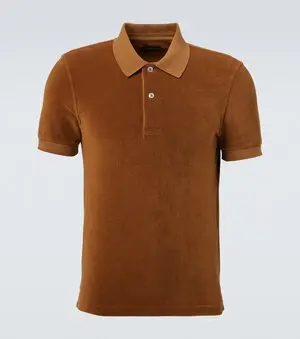 TOM FORD Cotton-blend Terry Polo Shirt