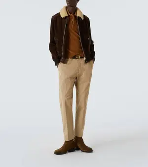 TOM FORD Cotton-blend Terry Polo Shirt
