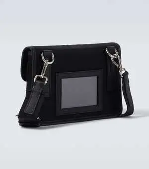 Prada Re-nylon Leather-trimmed Shoulder Bag