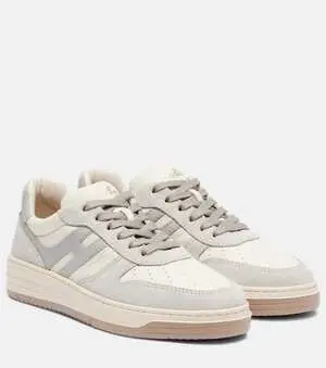 Hogan H630 Leather And Suede Sneakers