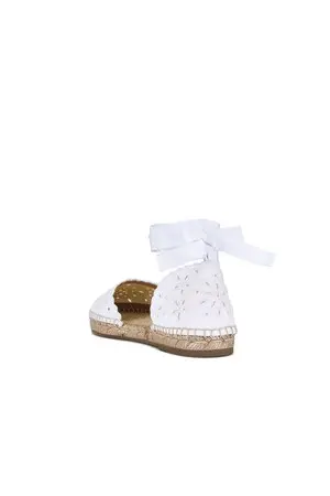 AQUAZZURA Broderie Espadrille Flat