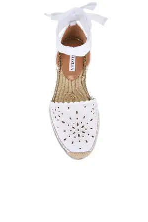 AQUAZZURA Broderie Espadrille Flat