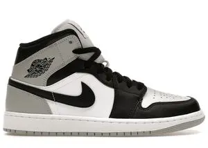 JORDAN 1 Mid Barons Sneakers - White/light Smoke Grey/black