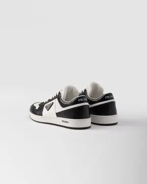 Prada Downtown Leather Sneakers - White