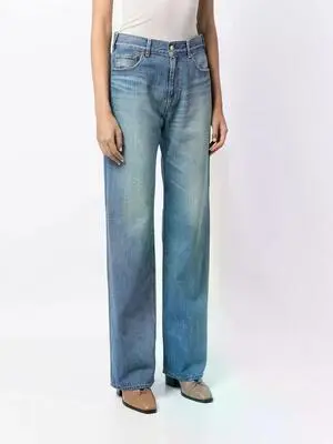 TU ES MON TRESOR The Tanzanite Straight-leg Jeans