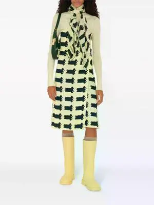 Burberry Scarf-detailed Knit Jumper