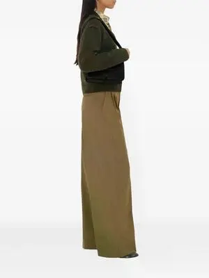 Burberry Wool Tailored Trousers - Neutrals