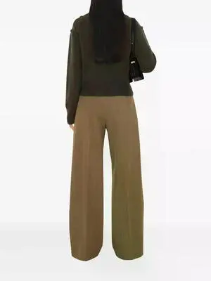 Burberry Wool Tailored Trousers - Neutrals