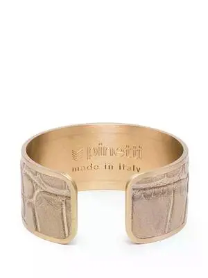 PINETTI Crocodile-embossed Napkin Ring