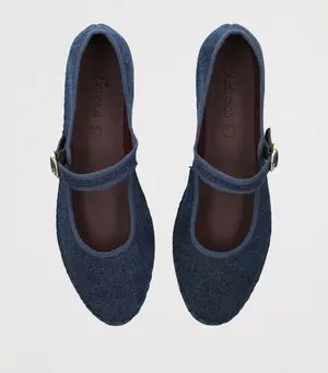 FLABELUS Denim Rostova Ballet Flats