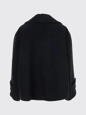 Chloé Double-breasted Wool Blend Pea Coat - Black