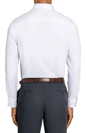 W.R.K Slim Fit Solid Reworked Dress Shirt
