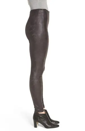 Lyssé Buffed Faux Suede Leggings