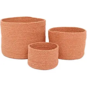 NATTIOT Set Of 3 Baskets Ilse - Amber