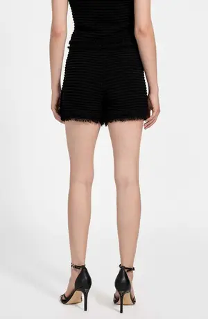 Guess Manila Bouclé Skort - Jet Black
