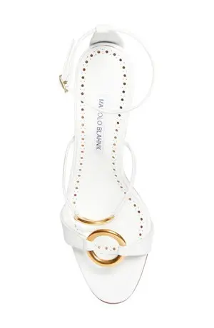Manolo Blahnik Hisfahan Ankle Strap Sandal