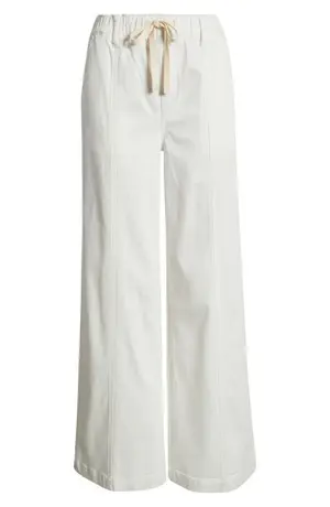 1822 Denim High Waist Wide Leg Drawstring Jeans