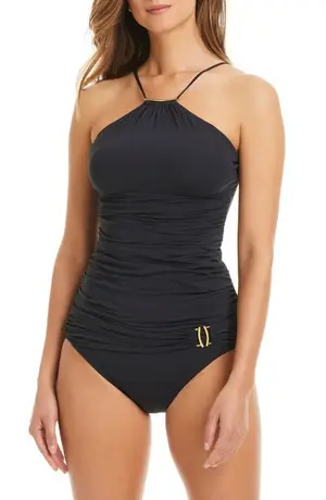 BLEU BY ROD BEATTIE Draped Hipster Bikini Bottom - Black