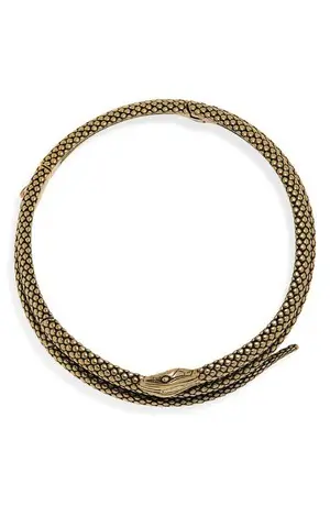 Chloé Snake Choker - Vintage Gold