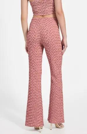 Guess Naleny Seamed Open Stitch Pants - Revival Rose Multi