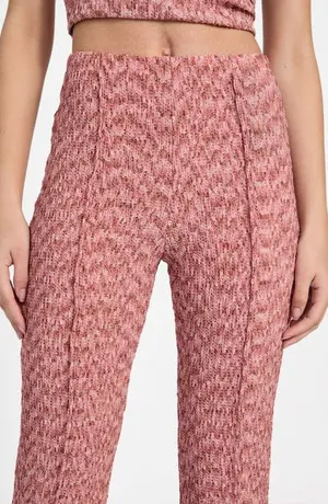 Guess Naleny Seamed Open Stitch Pants - Revival Rose Multi