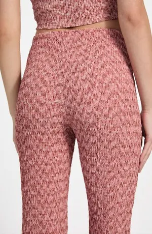 Guess Naleny Seamed Open Stitch Pants - Revival Rose Multi