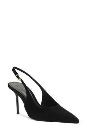 Schutz Alicia Pointed Toe Slingback Pumps - Black