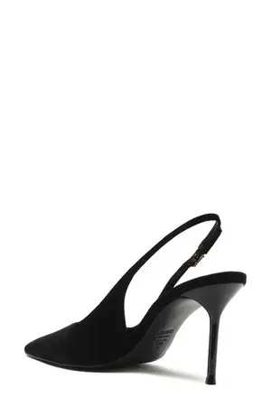 Schutz Alicia Pointed Toe Slingback Pumps - Black