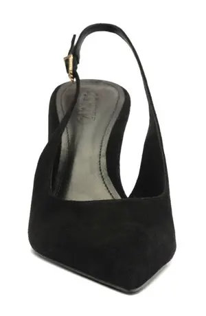 Schutz Alicia Pointed Toe Slingback Pumps - Black
