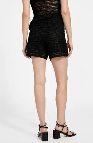 Guess Bella Open Stitch Sweater Shorts