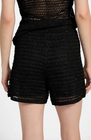 Guess Bella Open Stitch Sweater Shorts