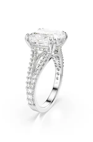 SWAROVSKI Stilla Cocktail Ring White/ Silver