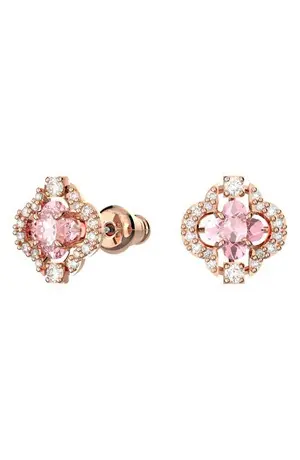 SWAROVSKI Una Clover Necklace And Stud Earrings Set