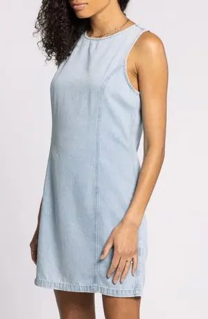 THREAD & SUPPLY Dahlia Sleeveless Denim Shift Dress