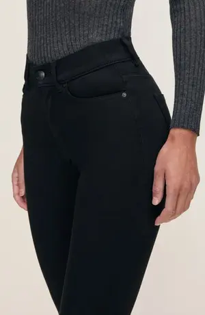 DL1961 Bridget Instasculpt™ High-rise Bootcut Jeans - Hail