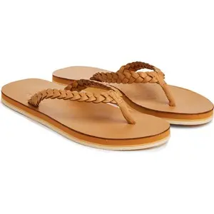 HARI MARI Meadows Braided Flip Flop - Hazelnut