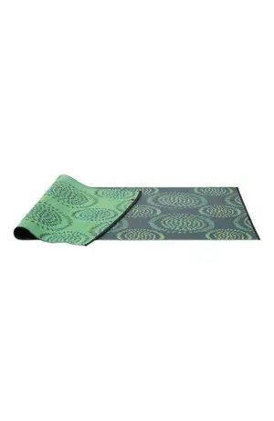 MAD MATS Molly Black & Aqua Rug