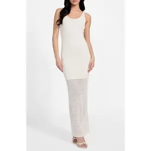 Guess Open Stitch Maxi Dress