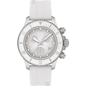 TISSOT Seastar 1000 Chronograph Silicone Strap Watch